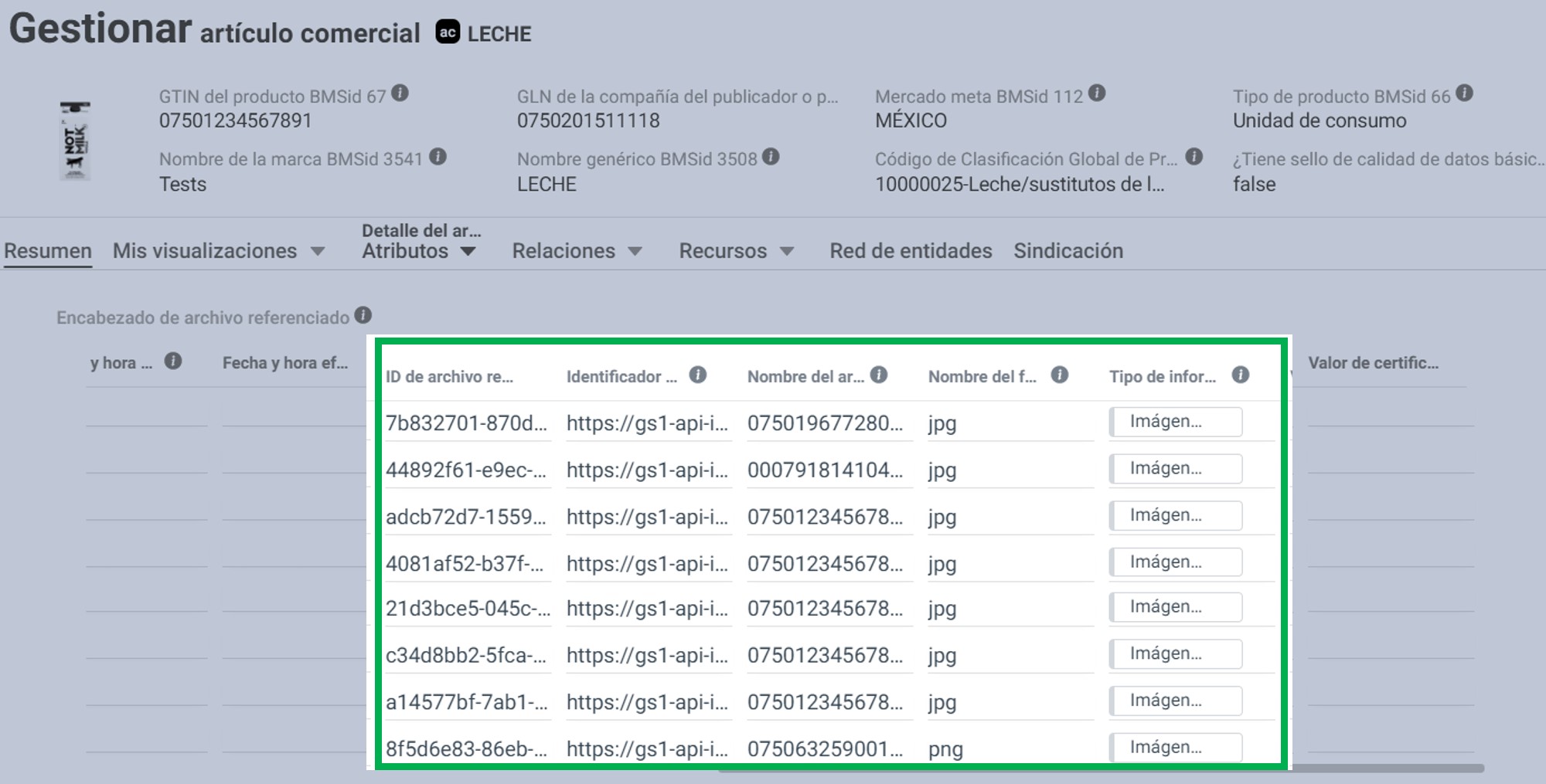 Capturar datos multimedia y tipo de imágenes – GS1 México